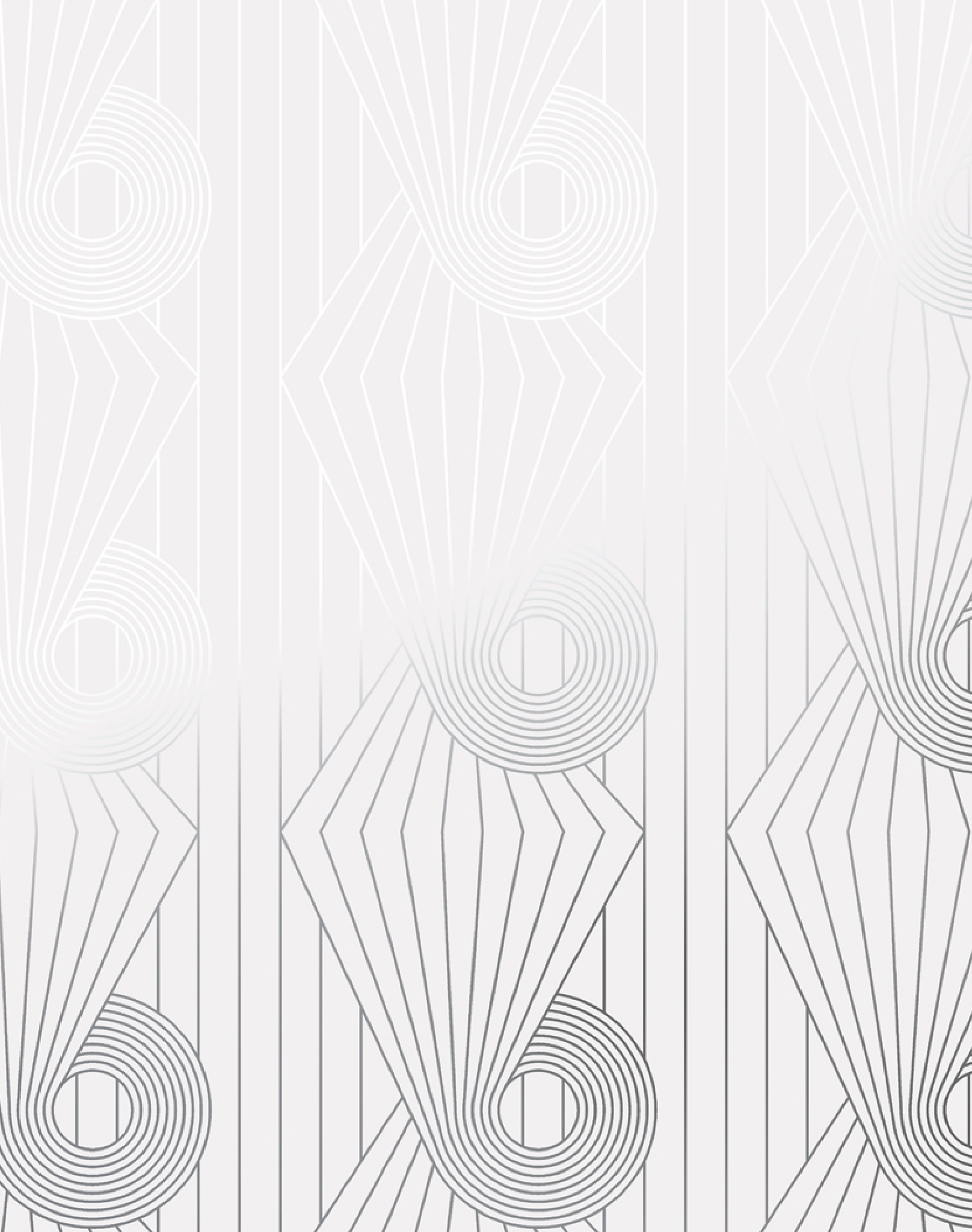 Minispiral, Silver & White – The Pattern Collective