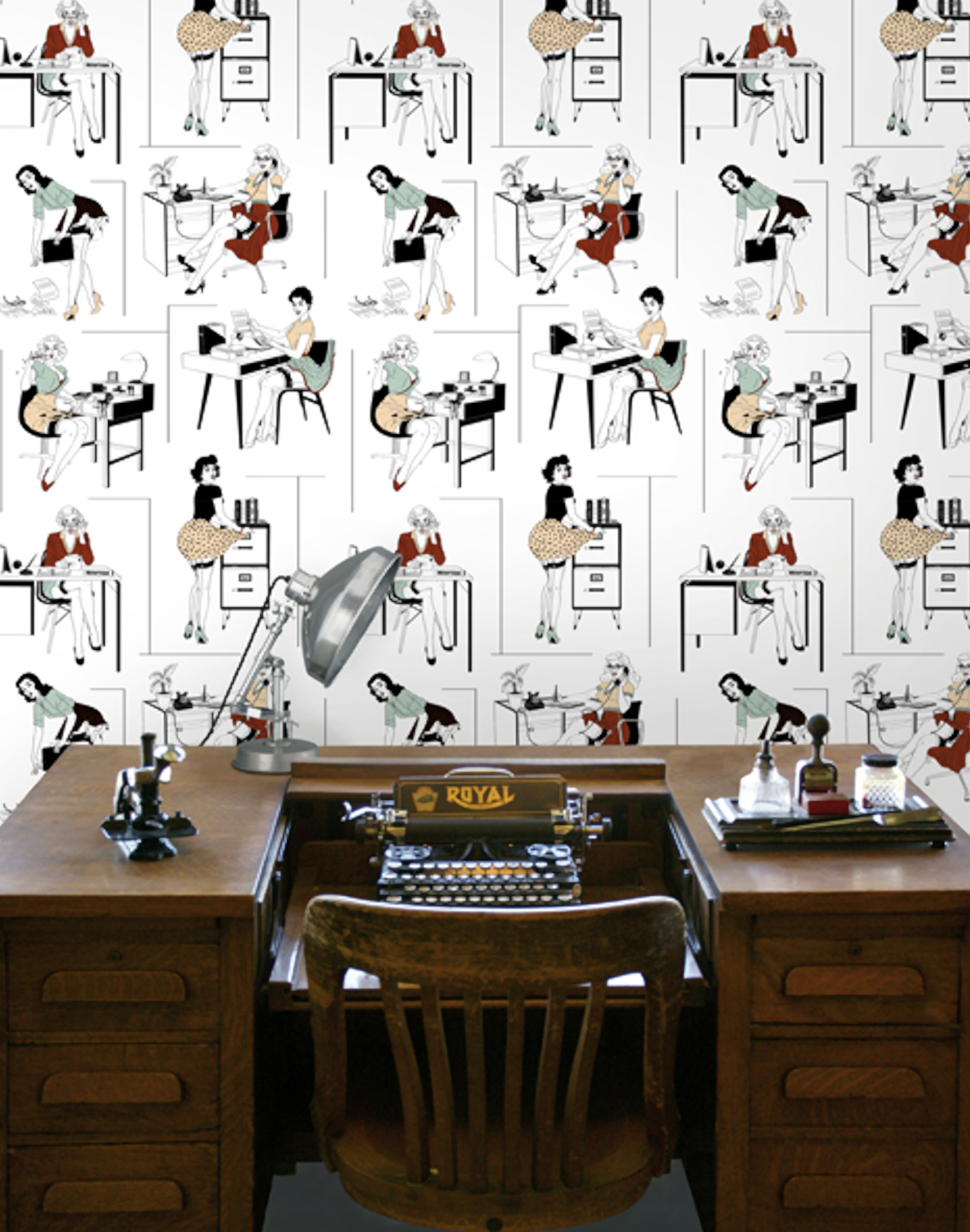 Office Etiquette Wallpaper – The Pattern Collective