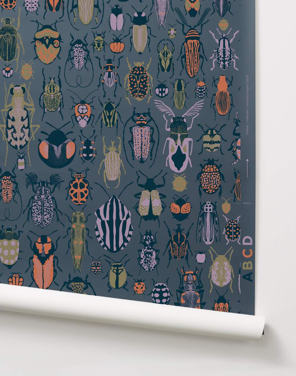 Parade, Blue – The Pattern Collective