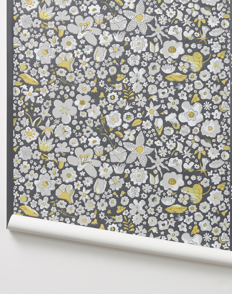 Perennial, Grey – The Pattern Collective