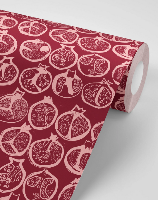 Pomegranate, Raspberry – The Pattern Collective