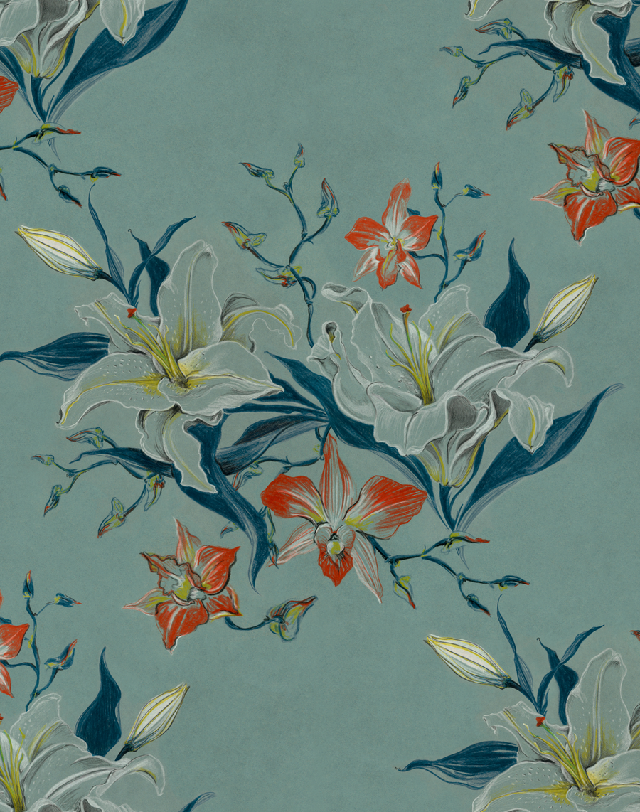 Rachel, Slate Blue – The Pattern Collective