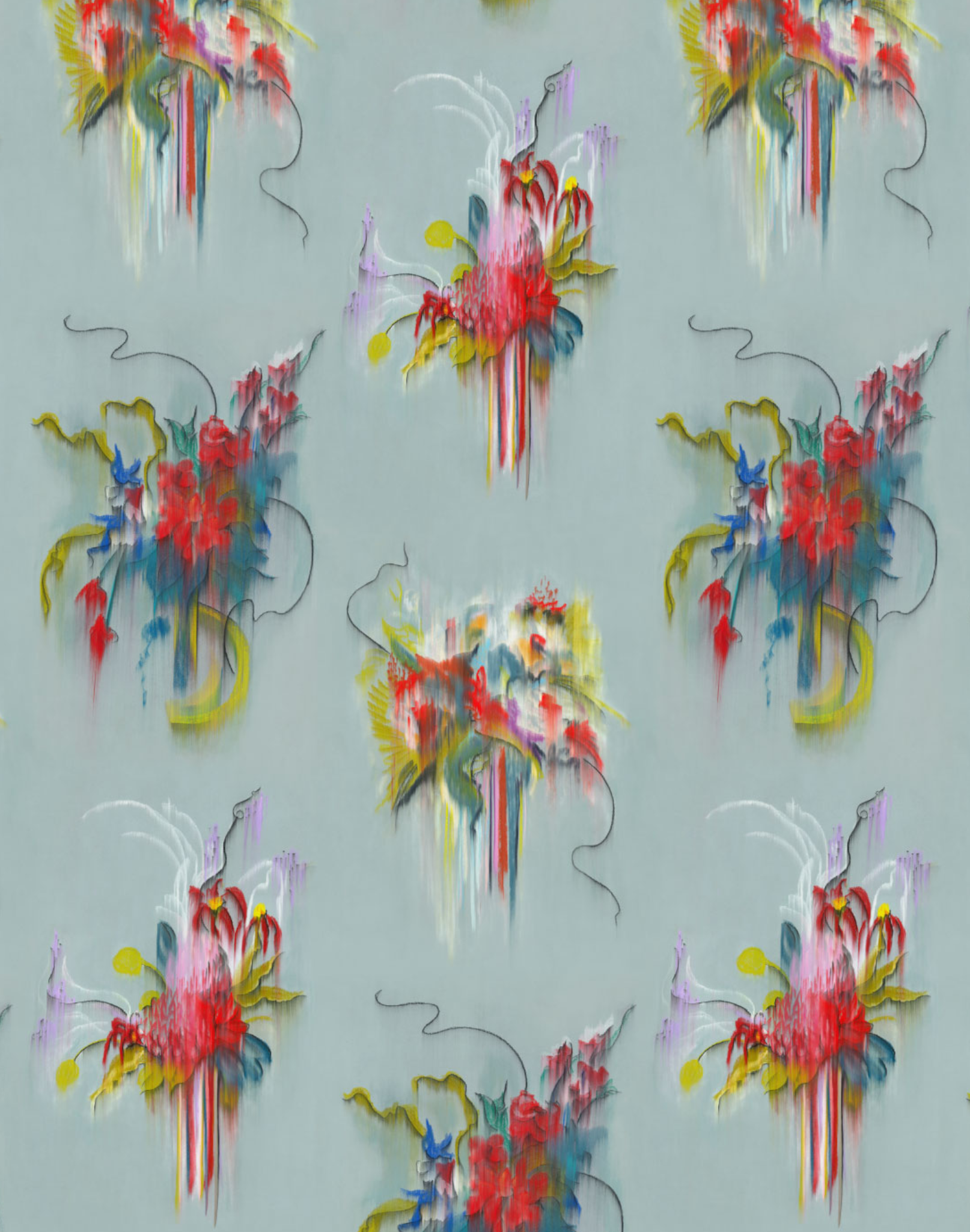 Rae, Glass Blue – The Pattern Collective