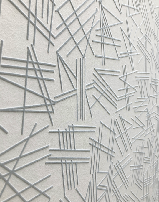 Tilt, Grey Flock on Grey – The Pattern Collective