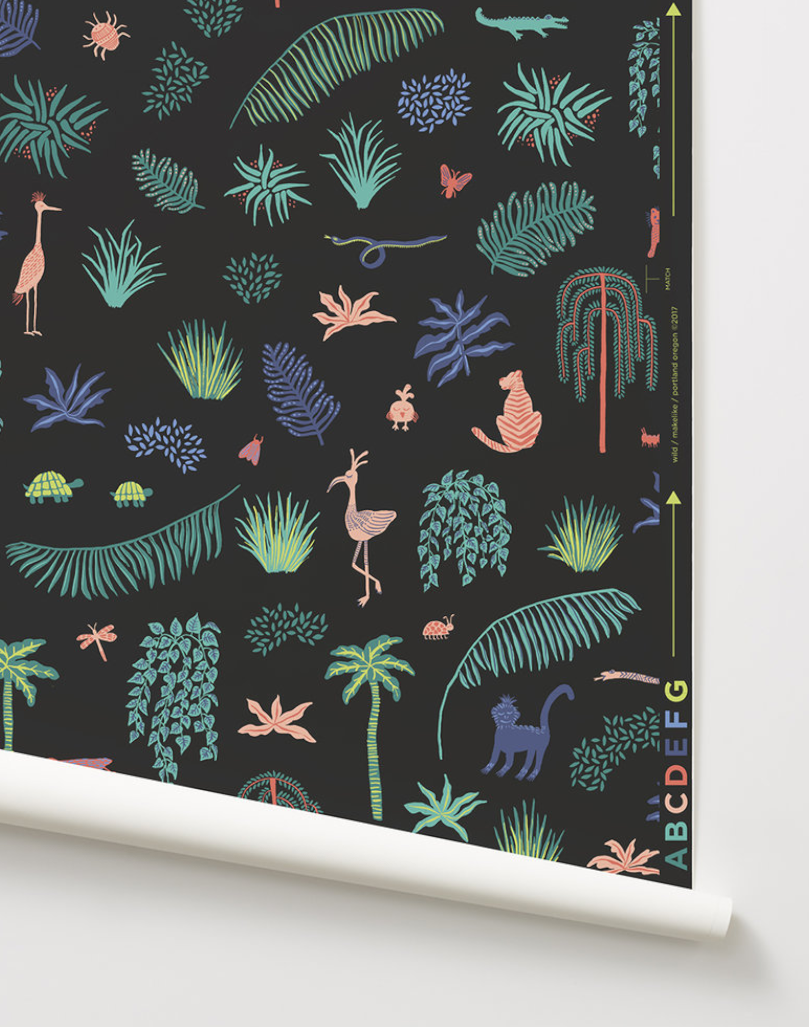 Wild, Bright on Black – The Pattern Collective